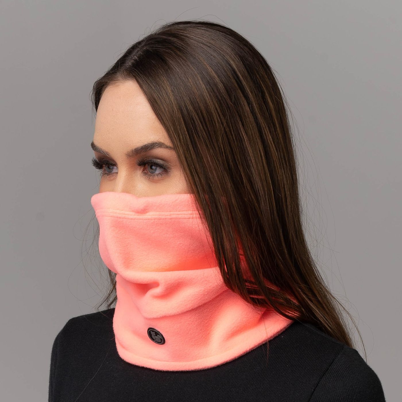 3 em 1 térmico Active Winter feito em fleece rosa neon - Fiero