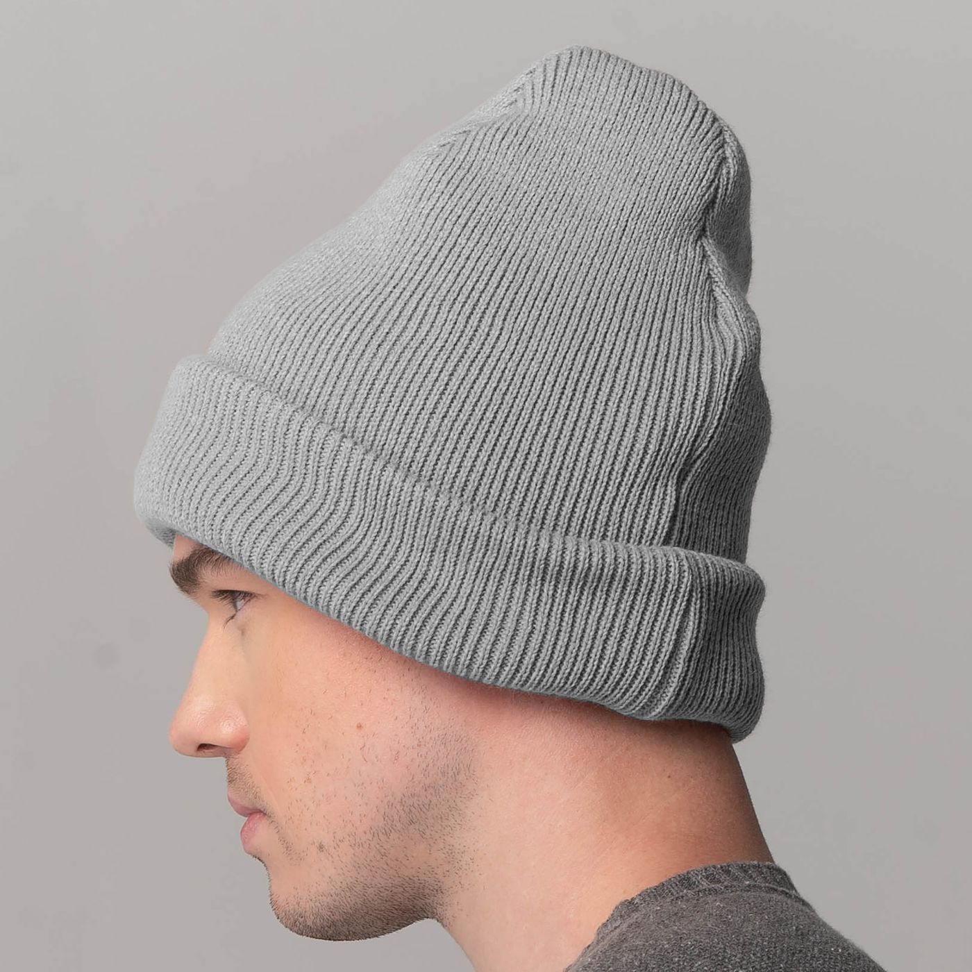 Gorro masculino forrado cinza claro Munique - Fiero