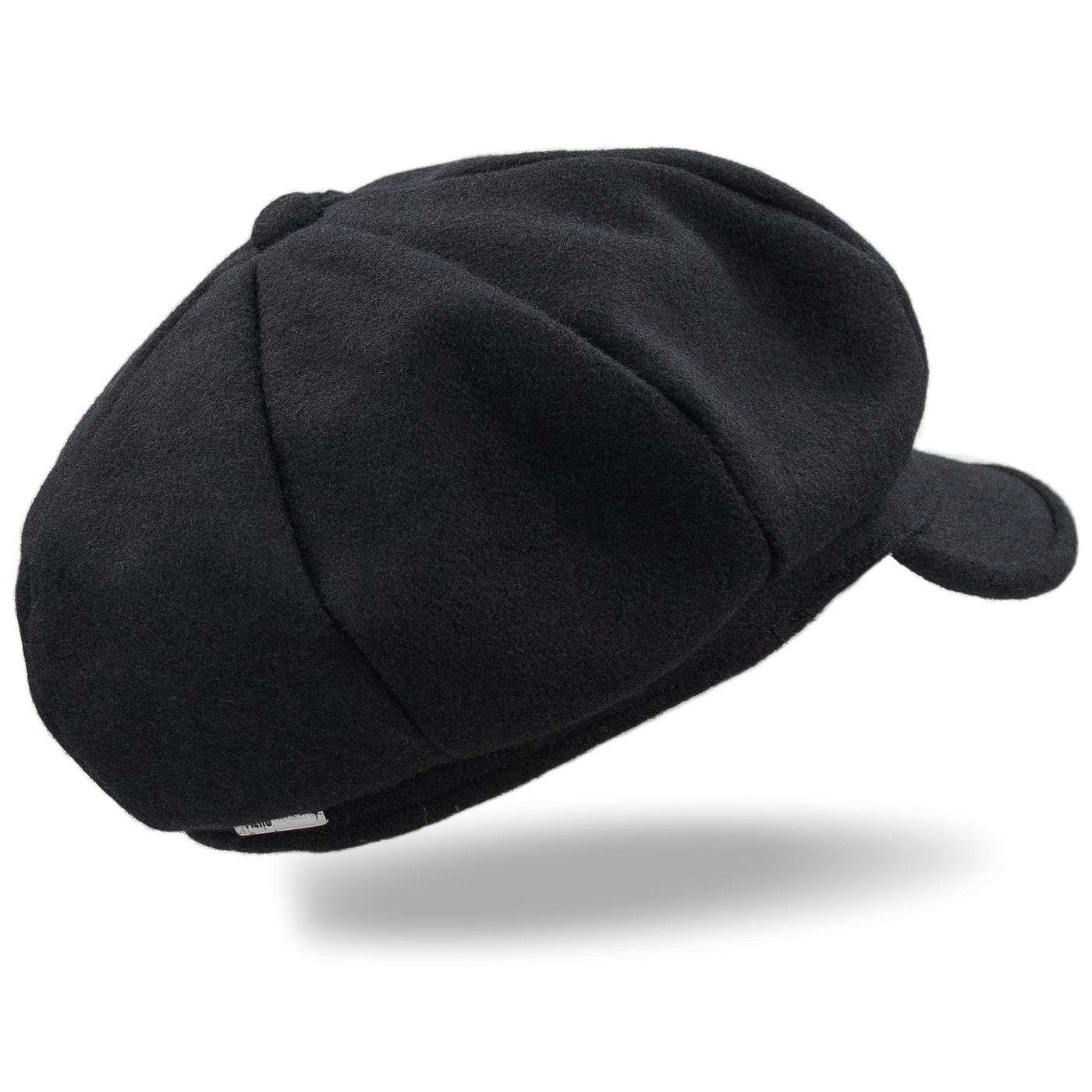 Boina térmica feminina 8 gomos em lã Montaigne preta - Fiero