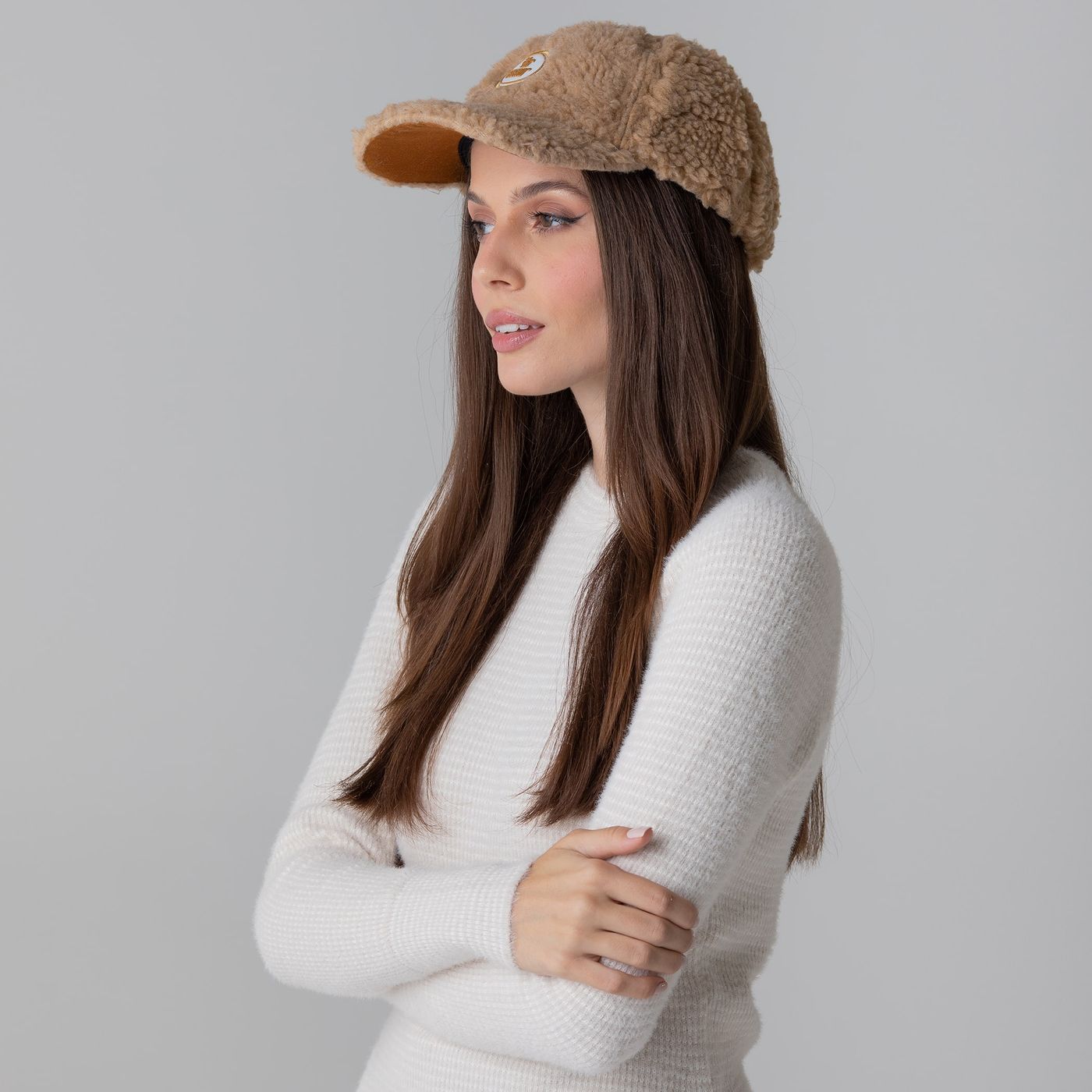 Boné castanho com pelinho Mitre Fiero - Fiero