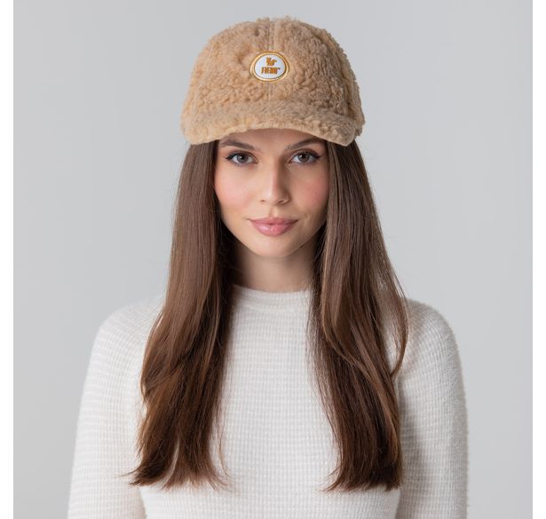 Boné castanho com pelinho Mitre Fiero - Fiero