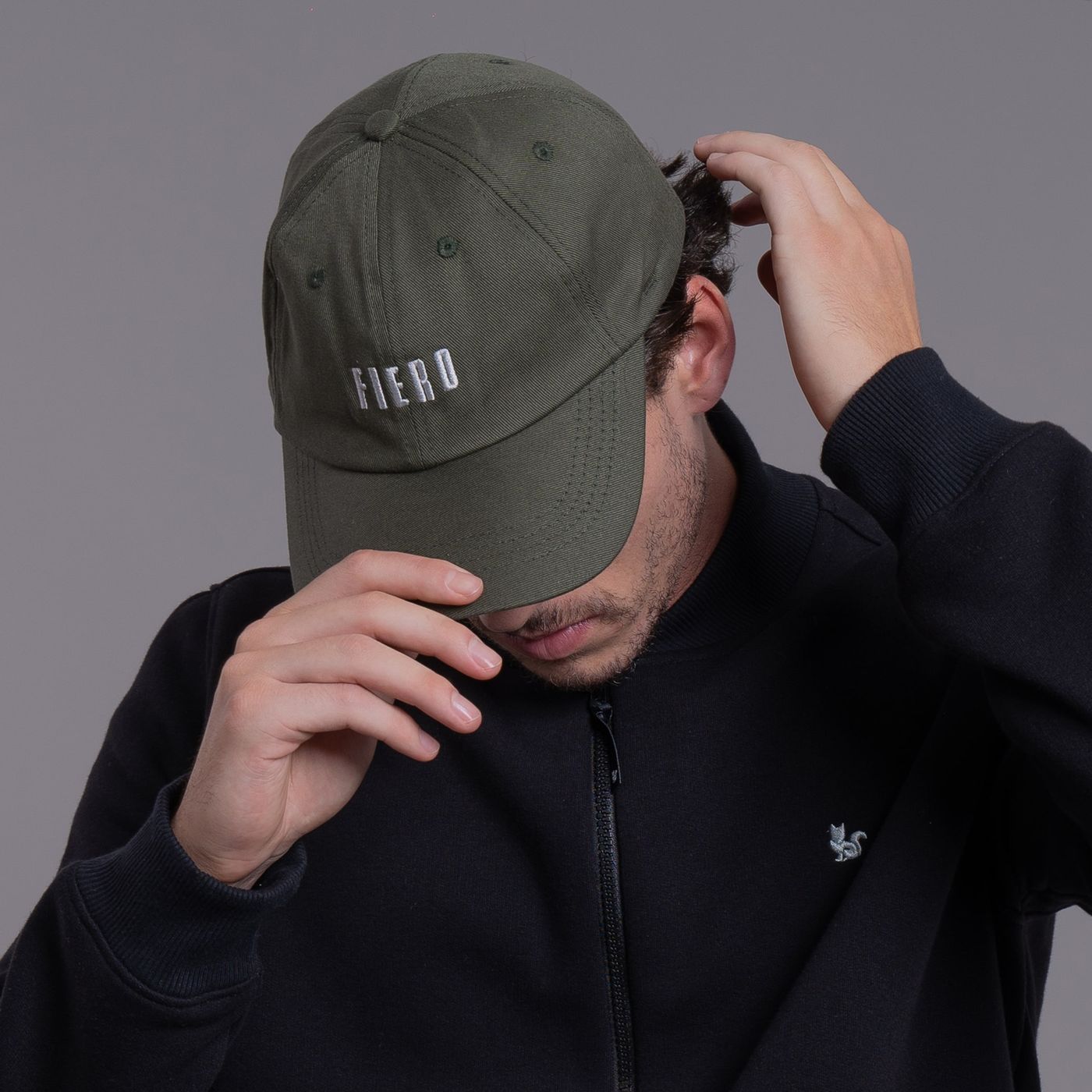 Boné verde escuro dad hat - Fiero