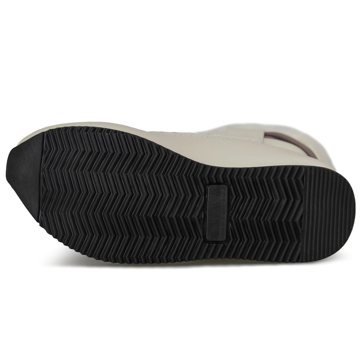 Bota infantil em nylon off white Flakes - Fiero