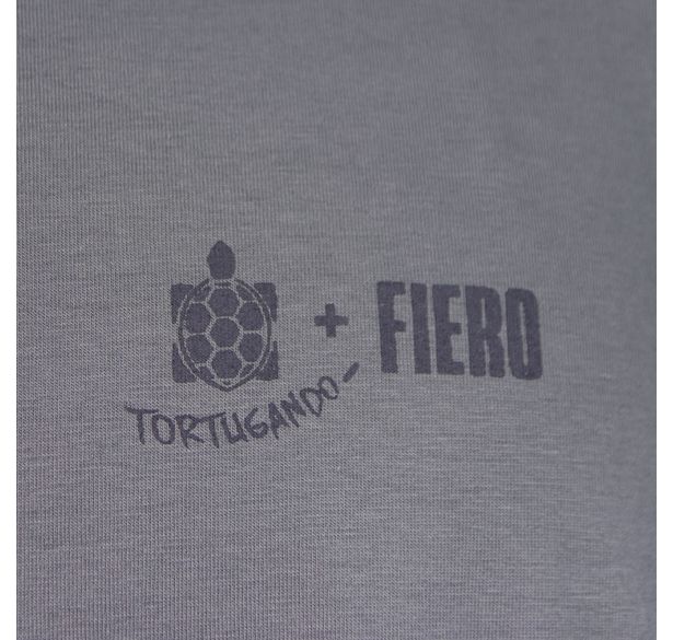 Camiseta masculina Tortugando Cinza - Fiero