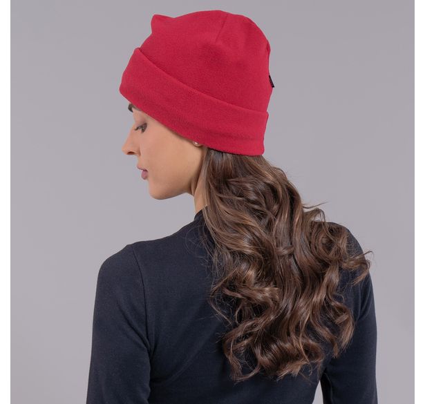 Gorro em fleece vermelho - Fiero